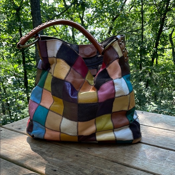 Stella & Max | Bags | Stella Max Patchwork Leather Hobo Bag | Poshmark